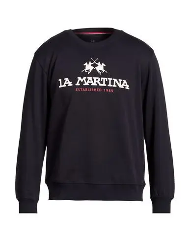 LA MARTINA Sweatshirt In Cotton And Polyester - Navy