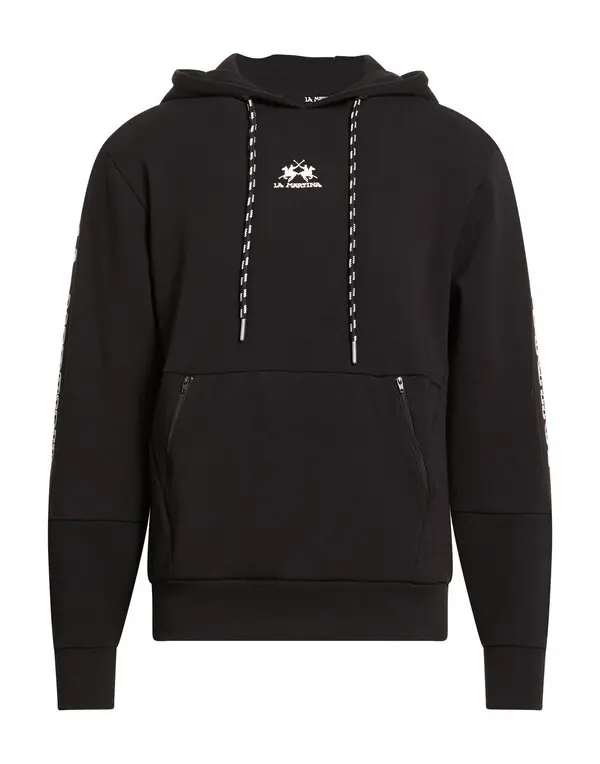 LA MARTINA Hooded Sweatshirt With Zipped Pockets