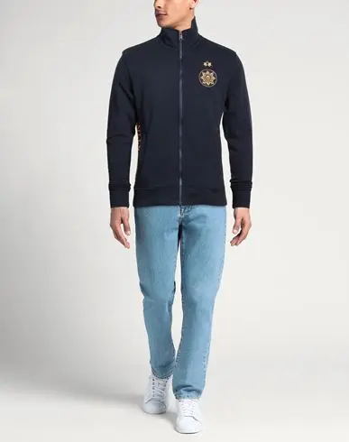 LA MARTINA Cotton Polyester Embroidered Zip-up Sweatshirt