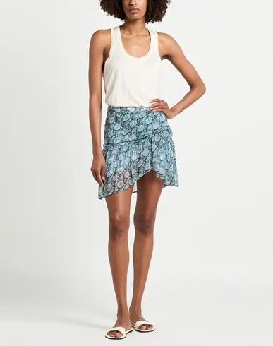 Antik Batik Flared Mini Skirt - Blue