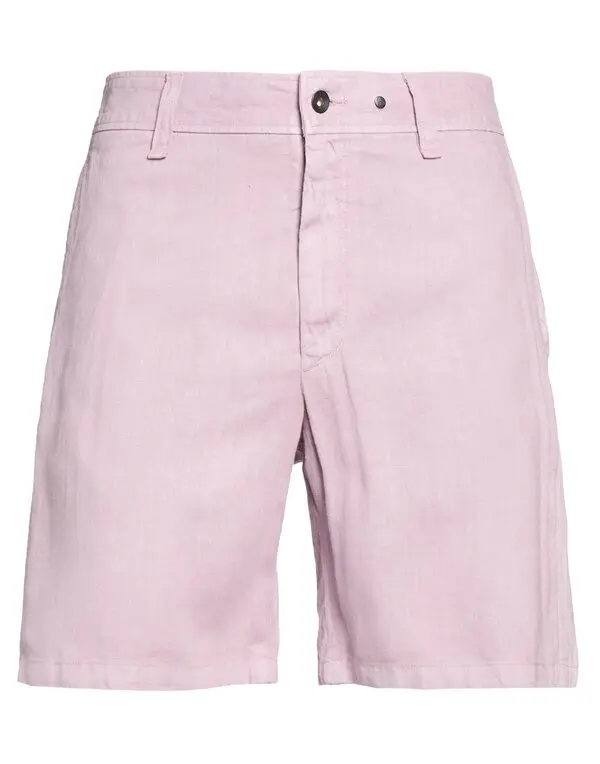 Rag & Bone Casual Linen Shorts - Purple