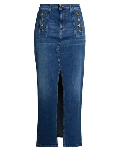 VICOLO Denim Pencil Skirt - Blue