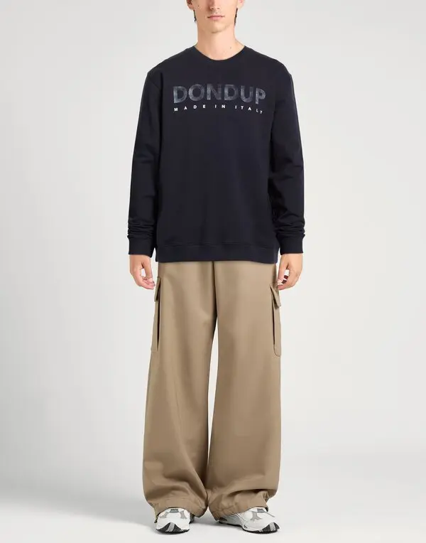 DONDUP Cotton-elastane French Terry Sweatshirt - Blue