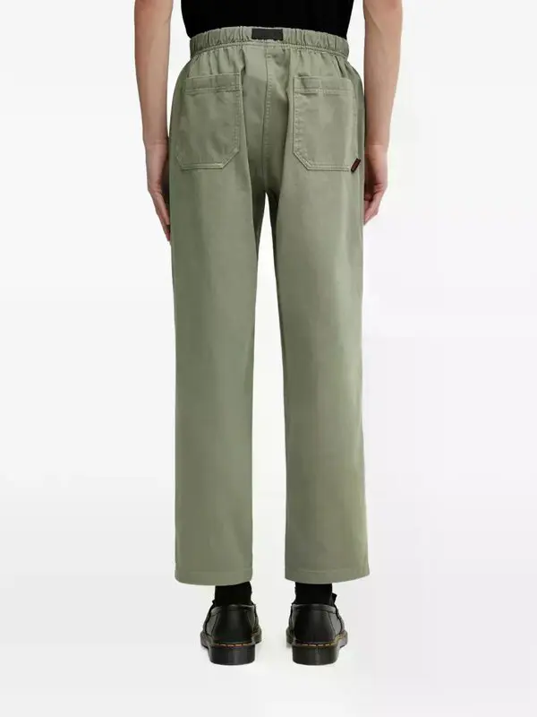 Gramicci Belted Patch-pocket Trousers - Green