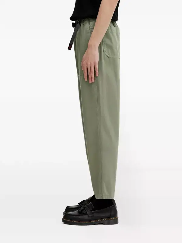 Gramicci Belted Patch-pocket Trousers - Green