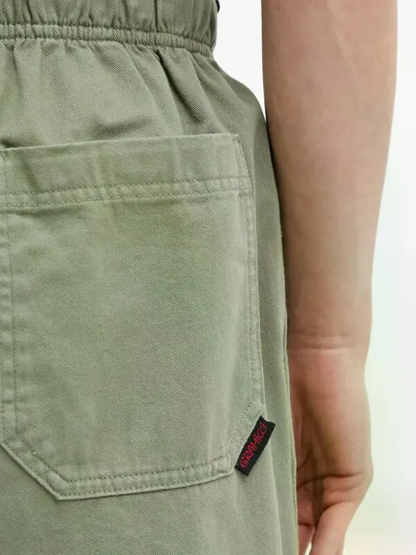 Gramicci Belted Patch-pocket Trousers - Green