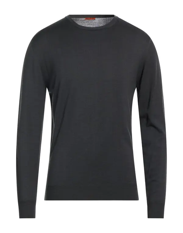 Barena Venezia Merino Wool Crewneck Sweater - Charcoal