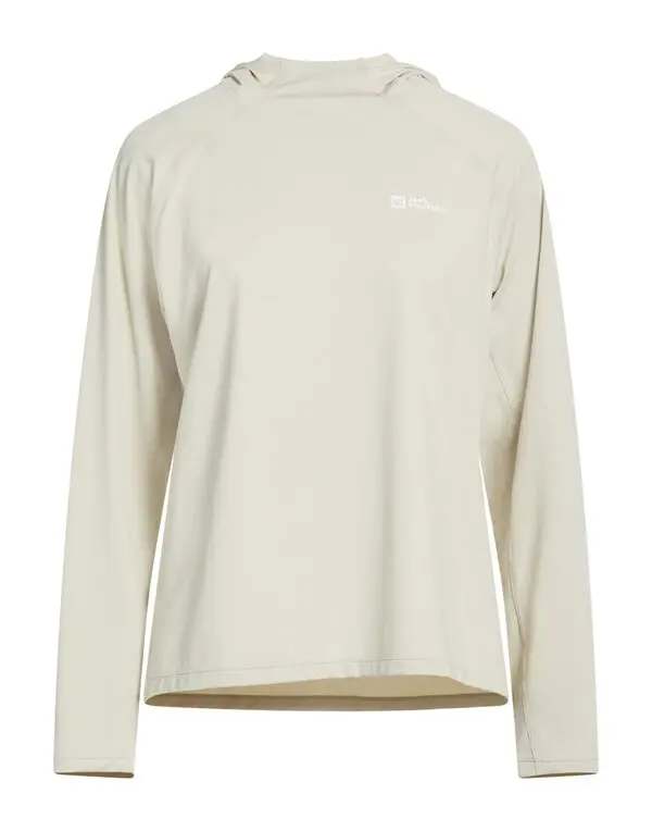 JACK WOLFSKIN Hooded T-shirt - Ivory