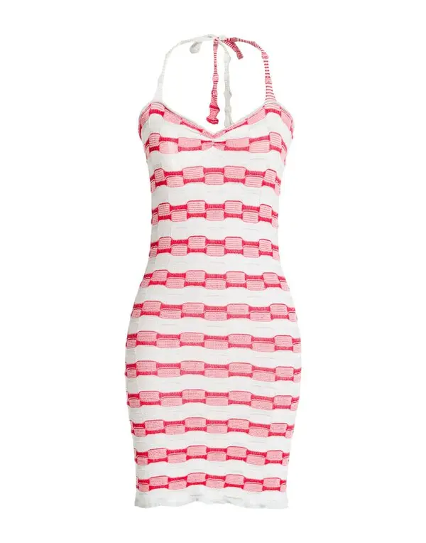 Gimaguas Jacquard-knit Bodycon Mini Dress
