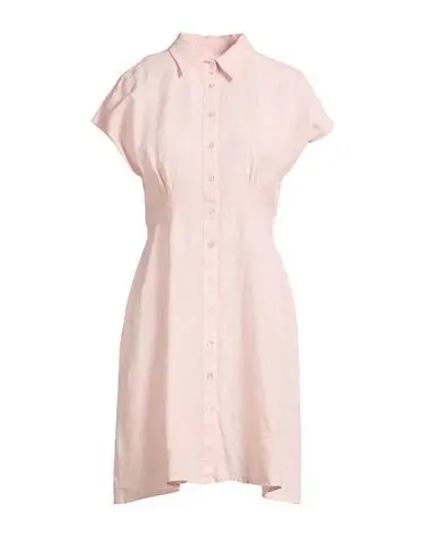 120% Lino Linen Shirt Dress - Blush