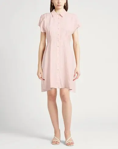 120% Lino Linen Shirt Dress - Blush