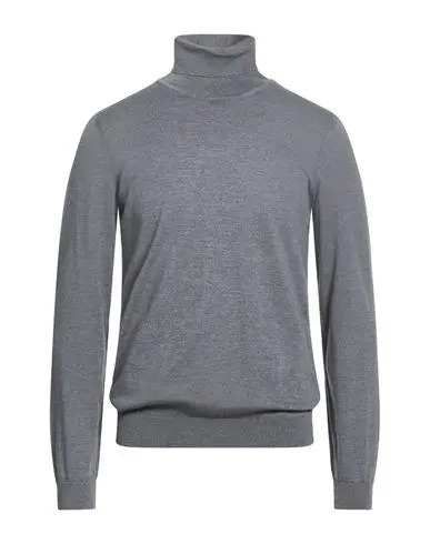 BOSS Turtleneck Virgin Wool Top - Grey