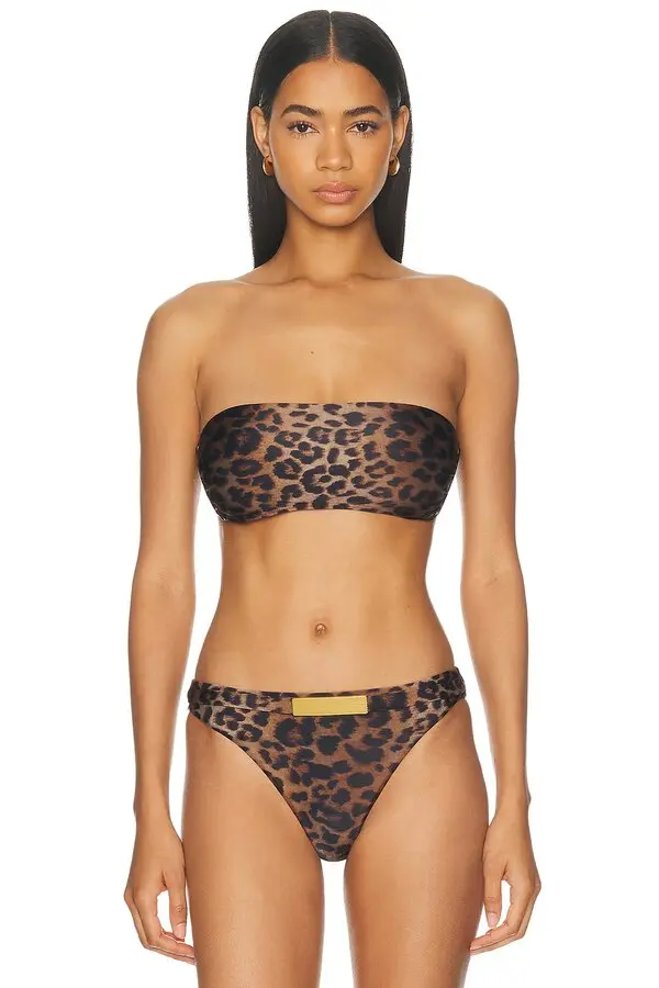 VIX PAULA HERMANNY X Rosie Huntington-whiteley Rosie Bandeau Bikini Top - Multi