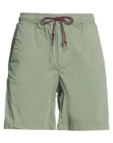 SHOE Military Cotton Elastane Shorts - Green