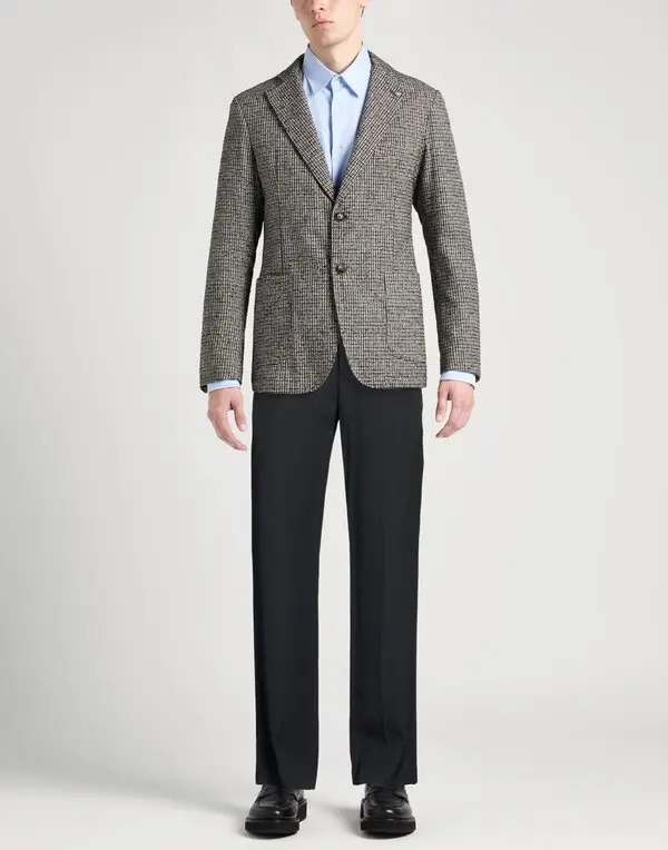 LARDINI Tailored Tapered Leg Pants