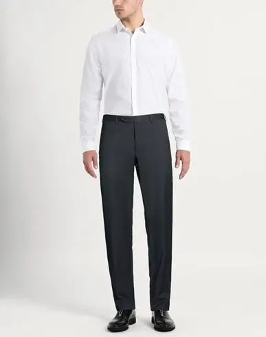 Canali Pants In Cool Wool - Blue