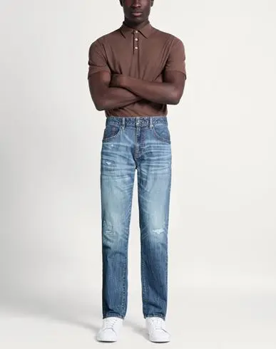 Armani Exchange Jeans In Cotton And Elastane - Blue