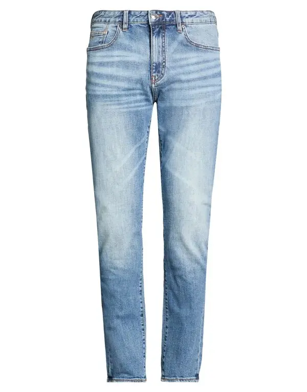 Armani Exchange Skinny Jeans In Medium Wash Cotton With Elastane