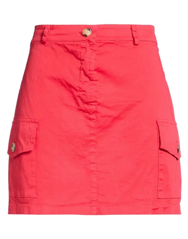 VICOLO Mini Flared Cotton Skirt