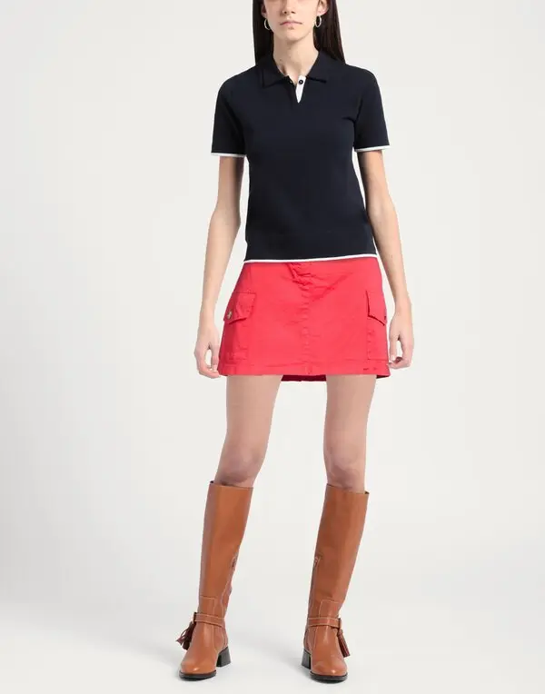 VICOLO Mini Flared Cotton Skirt