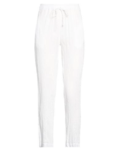 Crossley Tapered Jacquard Trousers - White