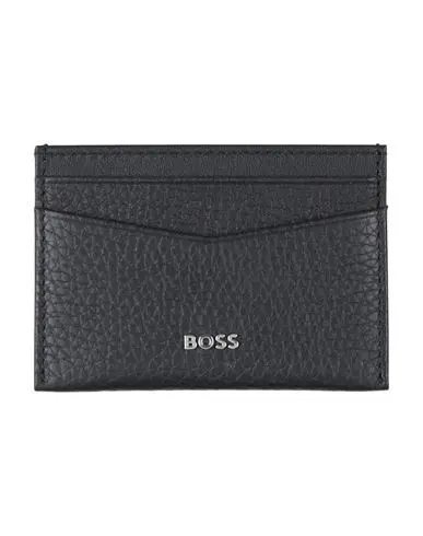 BOSS Cardholder Cow Leather - Black