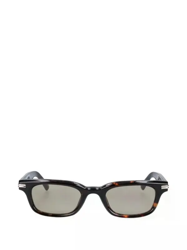 Chimi Noct Rectangle-frame Sunglasses - Brown