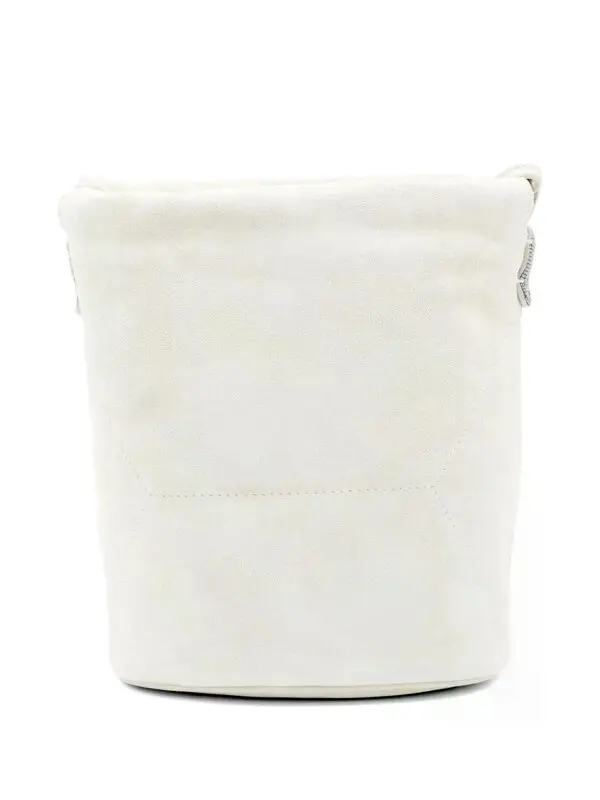 Brunello Cucinelli Suede Shoulder Bag With Monili Embellishment - Neutrals