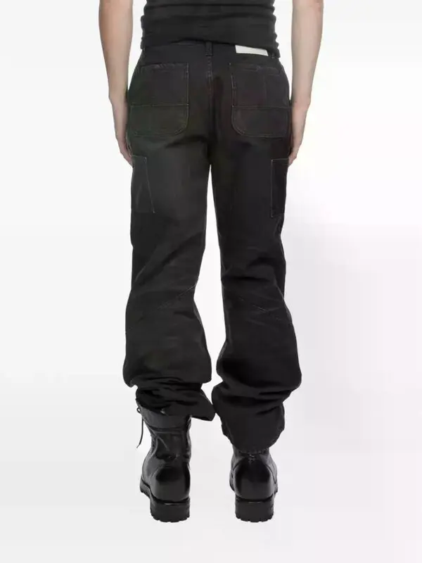 ALEXANDER DIGENOVA Paint-splatter Straight-leg Pants