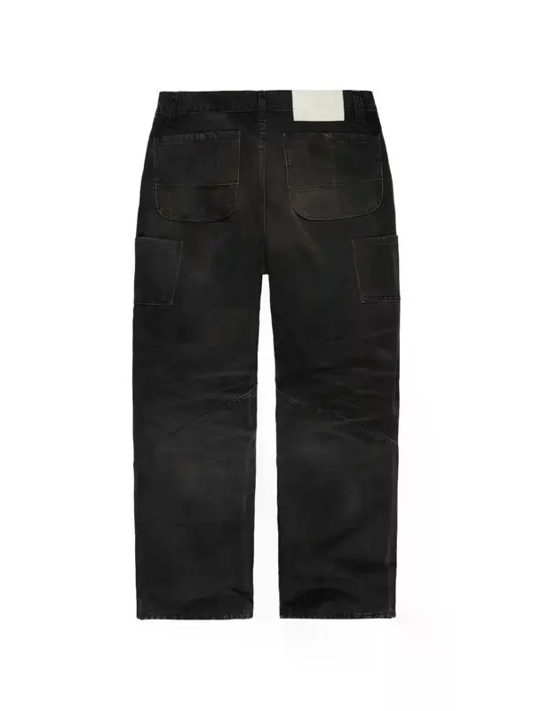 ALEXANDER DIGENOVA Paint-splatter Straight-leg Pants