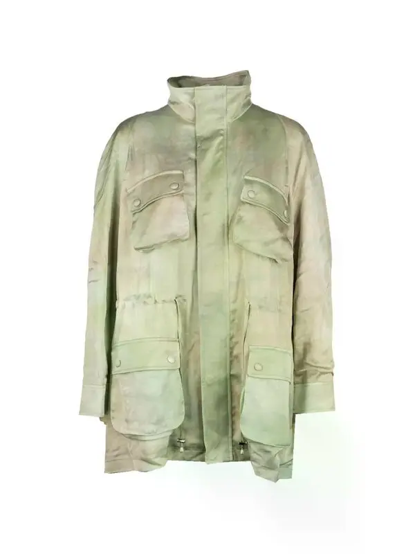 LES FILLES D'EVA Multi-pocket Tie-dye Jacket