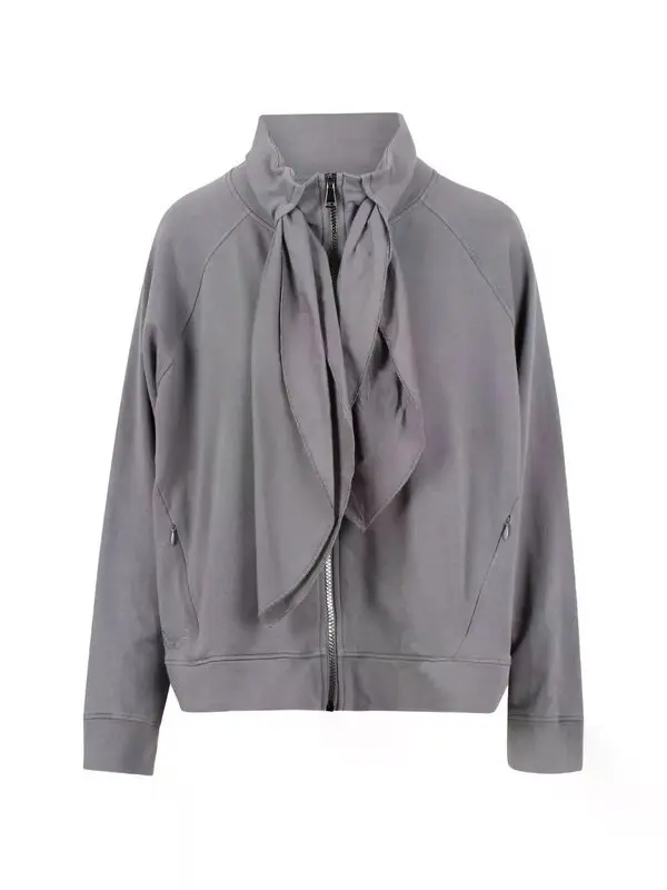 NOUMENO CONCEPT Tie-neck Pleated-back Jacket