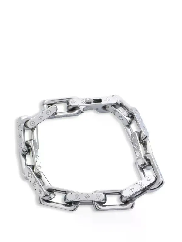 LOUIS VUITTON Monogram Chain Bracelet