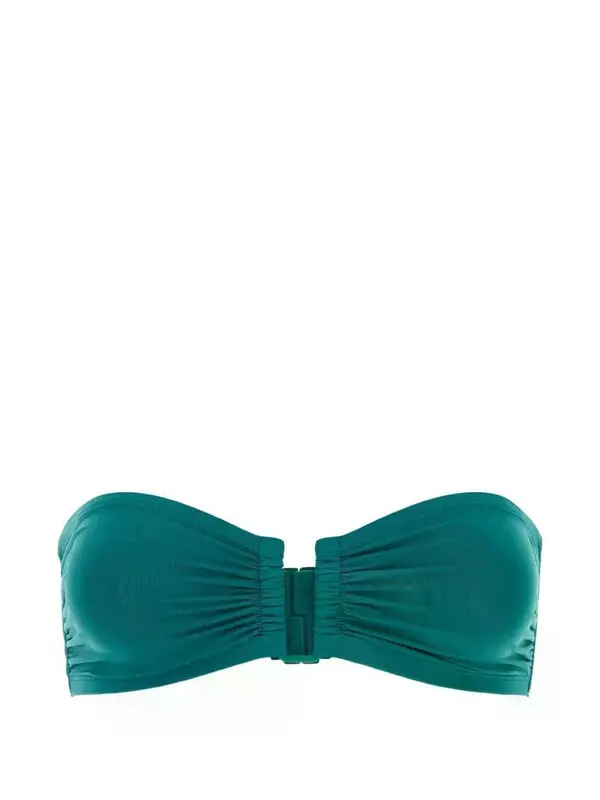 ERES Gathered Bandeau Bikini Top - Green