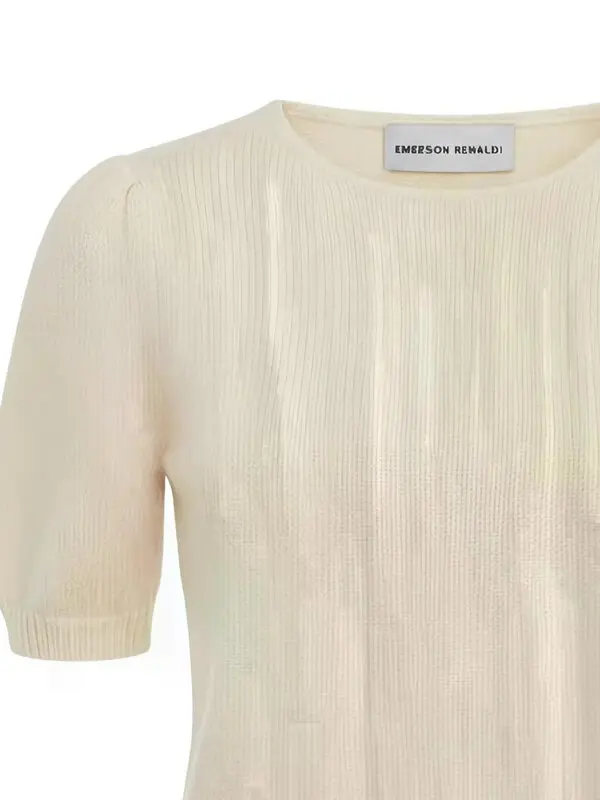 EMERSON RENALDI Crew-neck Cropped Sweater
