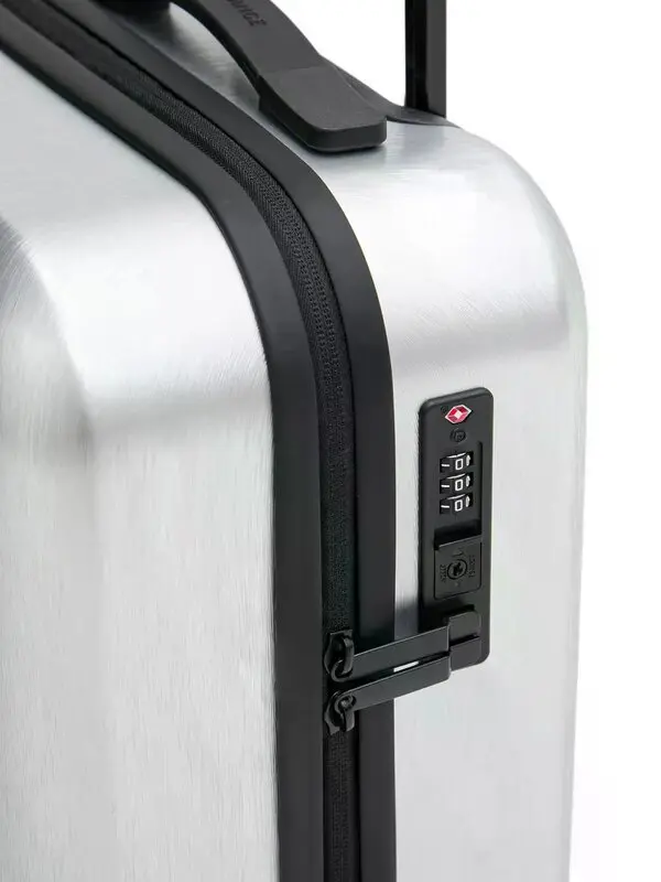 Armani Exchange Logo-embossed Ridged Luggage