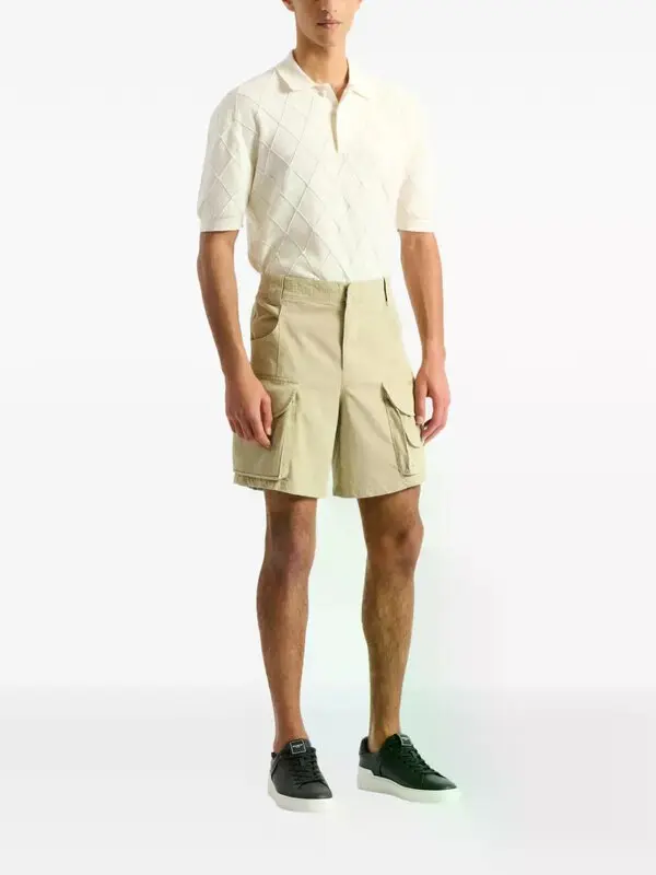 Balmain Cotton Cargo Bermuda Shorts