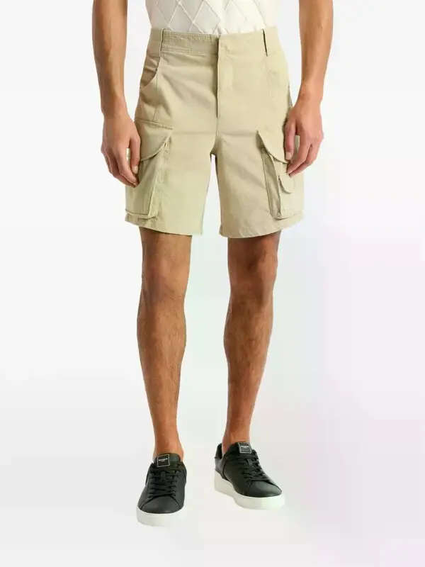 Balmain Cotton Cargo Bermuda Shorts