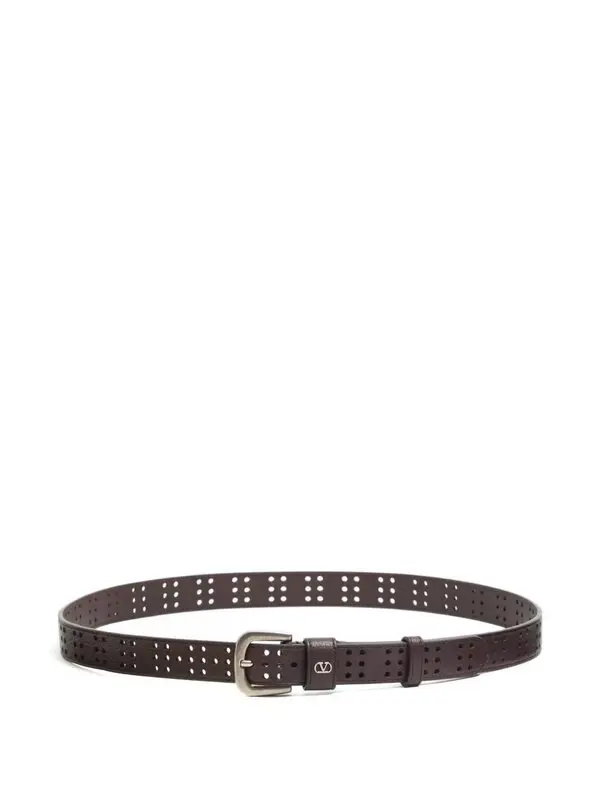 Valentino Garavani Vlogo Signature Belt - Brown