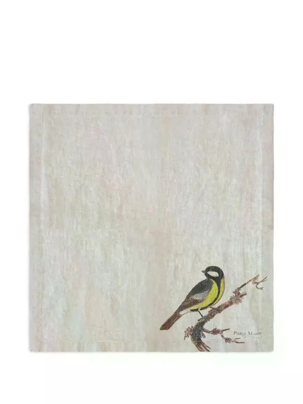 LINORICCI Bird Print Napkin