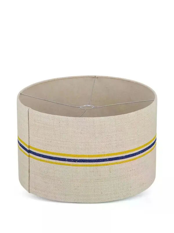 PAULA Striped Lampshade - Brown