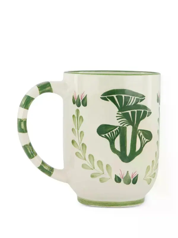 Johanna Ortiz Mushroom-motif Striped Mug