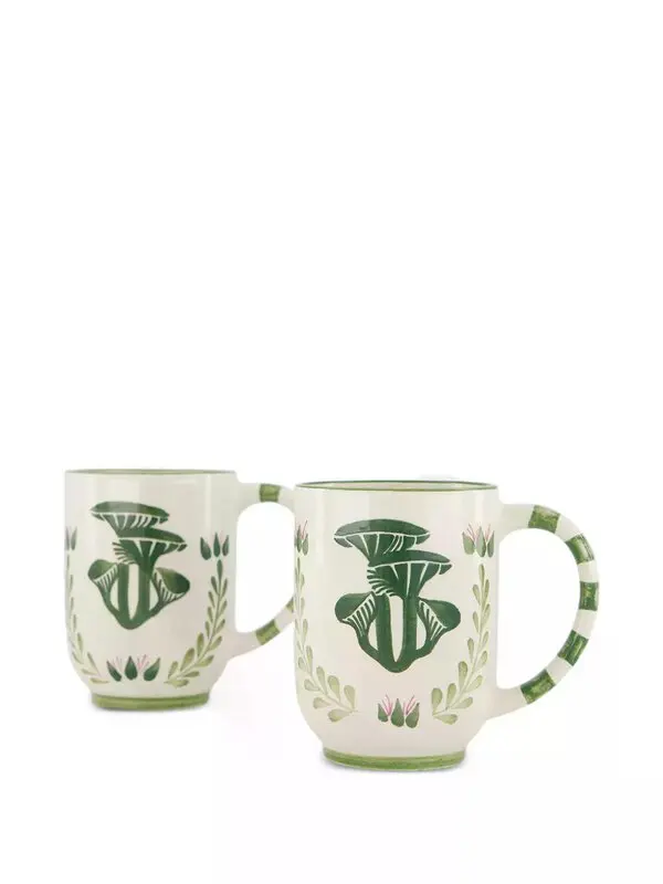 Johanna Ortiz Mushroom-motif Striped Mug