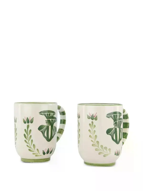 Johanna Ortiz Mushroom-motif Striped Mug