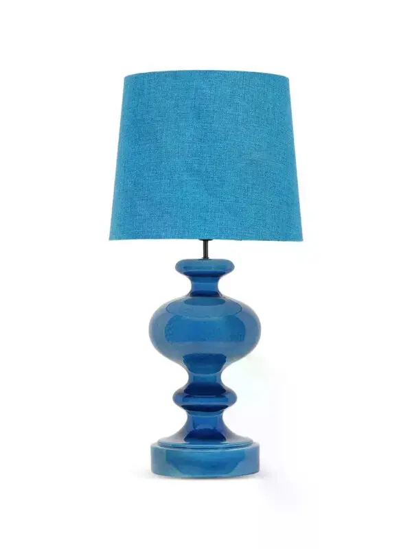HOUSE OF CAPRICORN Luso Linen Lampshade - Blue