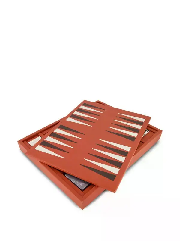 HECTOR SAXE Leather Coffret Multi Game - Red