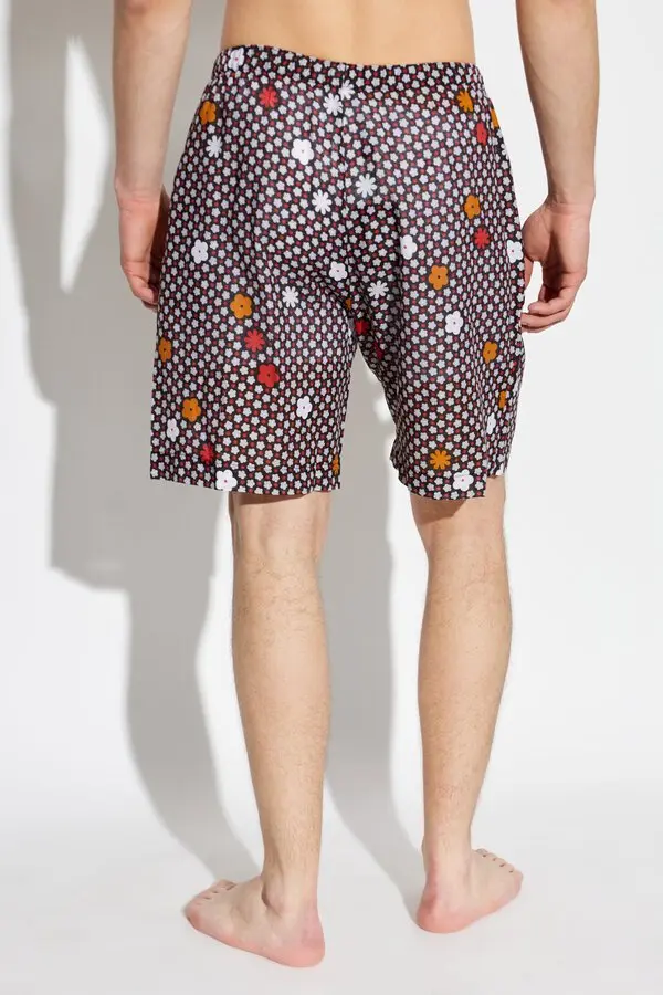 MAISON MARGIELA Printed Cotton Swim Shorts