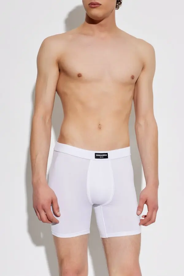 Dsquared2 Boxers With Logo - White