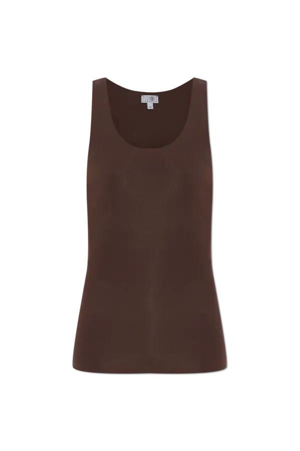 MAISON MARGIELA Lingerie Top - Brown