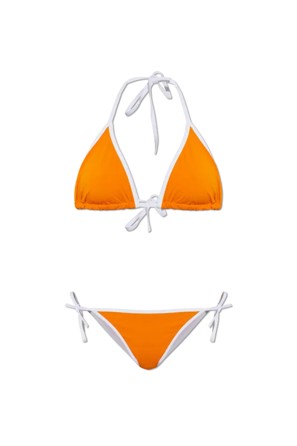 MAISON MARGIELA Triangle Two-piece Swimsuit - Orange
